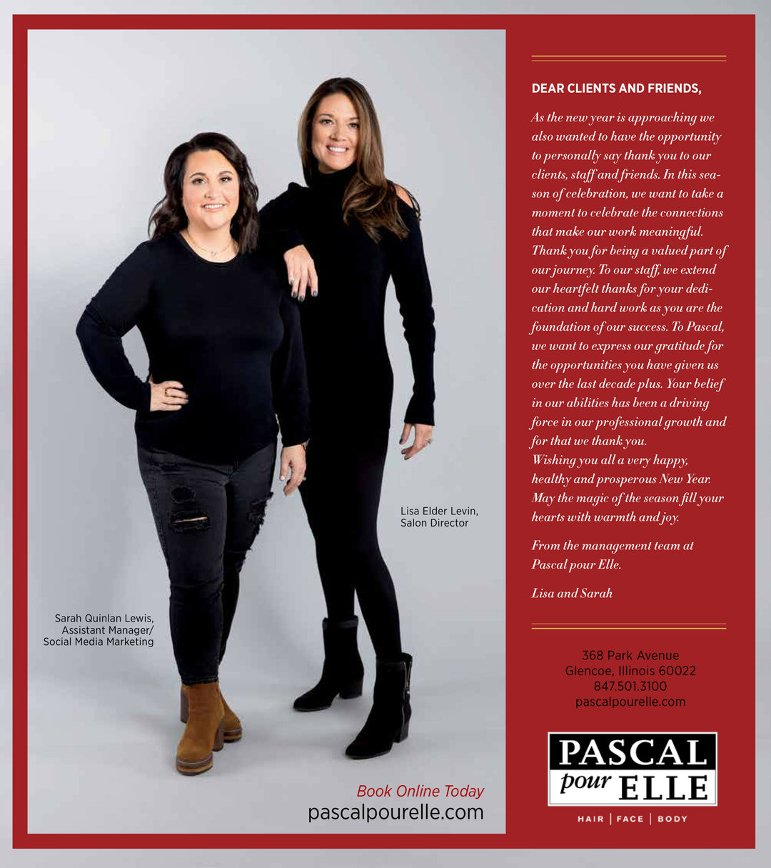 Pascal pour Elle • Glencoe, IL • Premier Salon • Pascal Paris Products ...