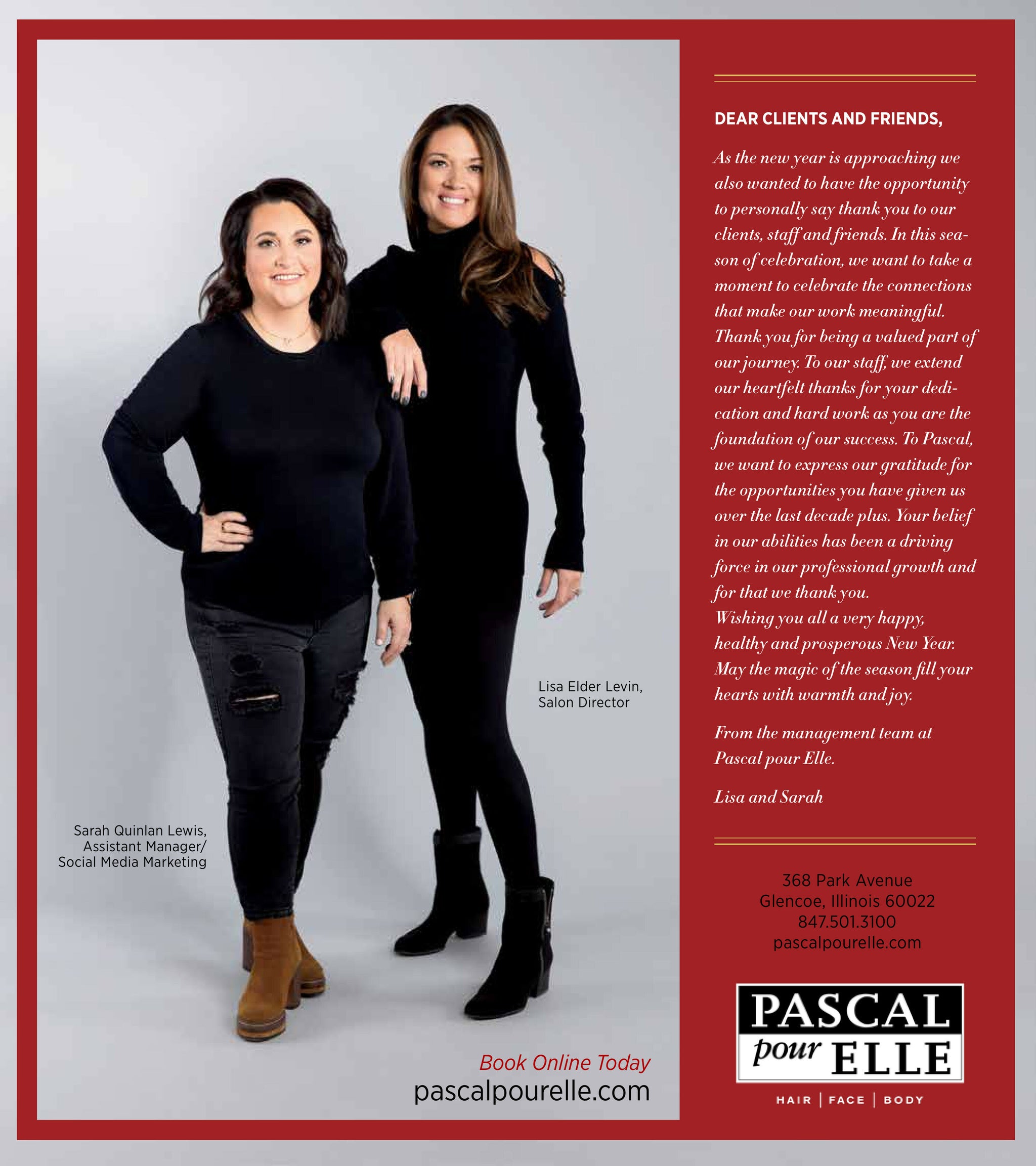 Pascal pour Elle • Glencoe, IL • Premier Salon • Pascal Paris Products ...