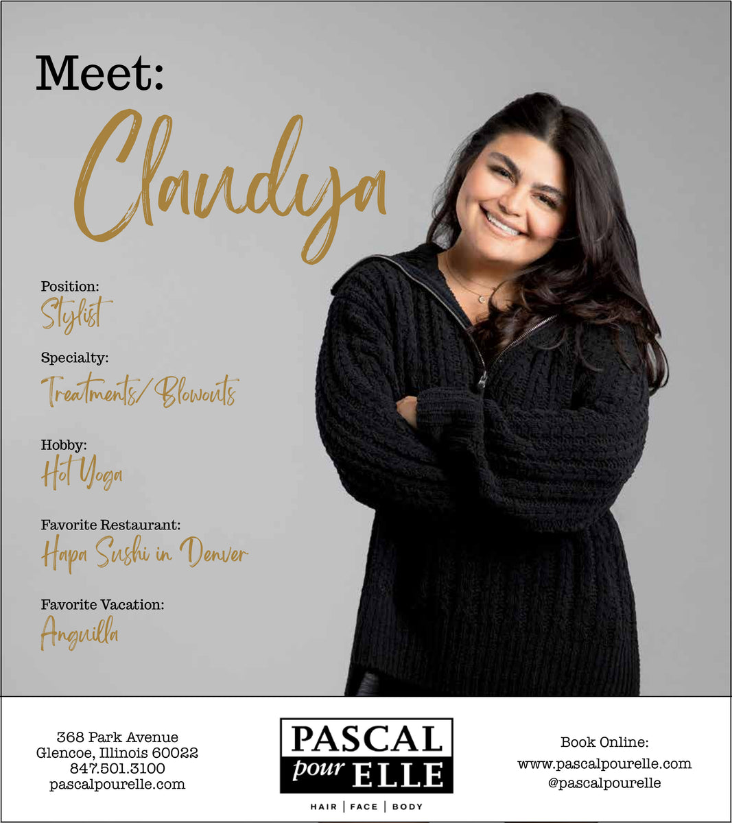 Meet Claudya – Pascal pour Elle and Pascal Paris