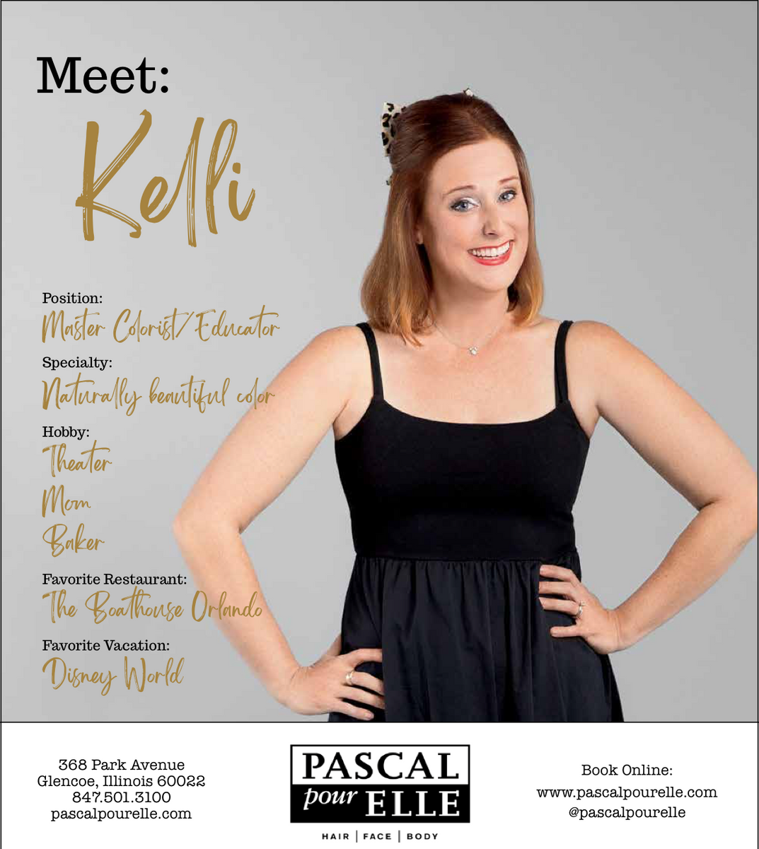 Meet Kelli – Pascal pour Elle and Pascal Paris