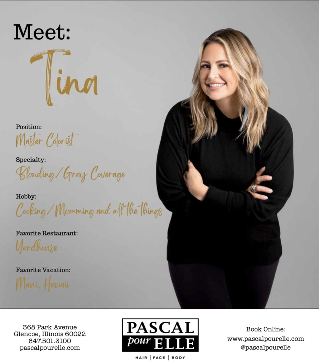 Meet Tina – Pascal pour Elle and Pascal Paris