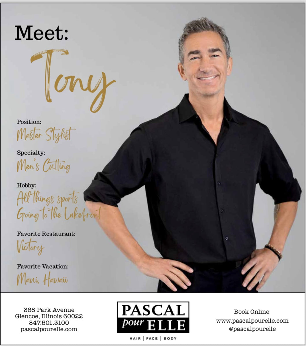 Meet Tony – Pascal pour Elle and Pascal Paris