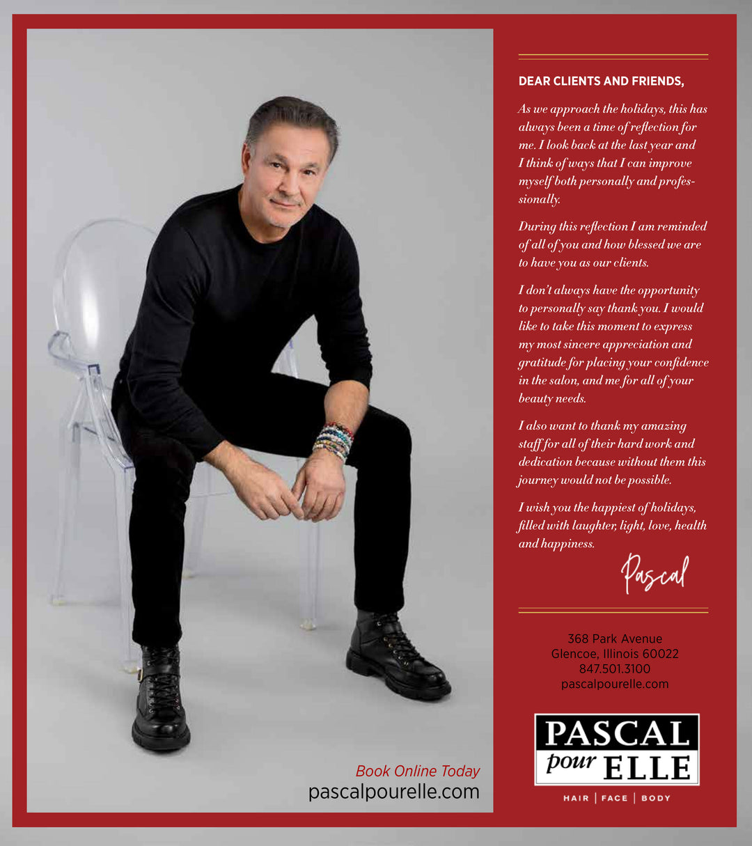 Pascal pour Elle • Glencoe, IL • Premier Salon • Pascal Paris Products ...